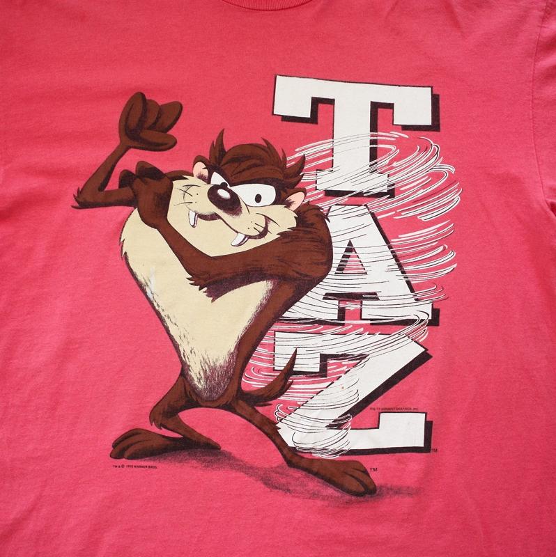PINK TAZ - 90S VINTAGE TSHIRT - Tilt Vintage
