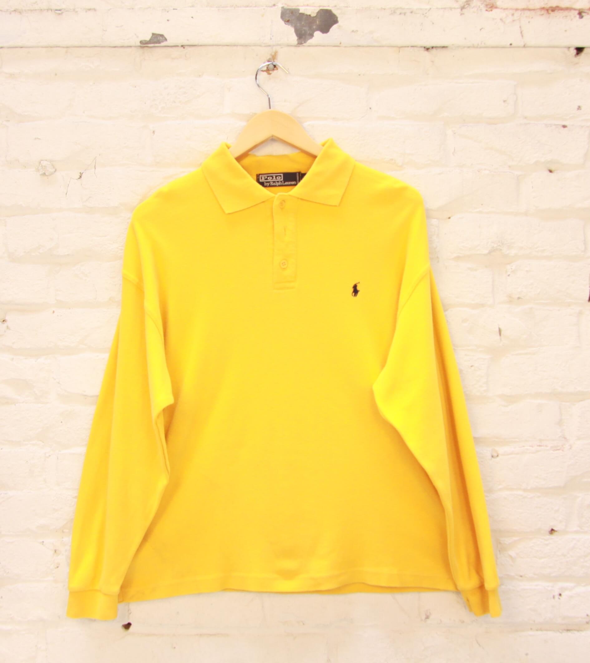 Polo - Homme - Vintage - Jaune - Ralph Lauren - Tilt Vintage